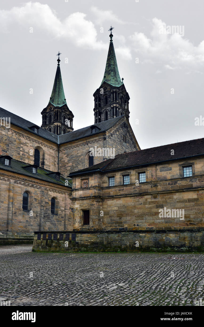 Medieval cathedral St. Jakobs in Bamberg, Germany Stock Photo - Alamy