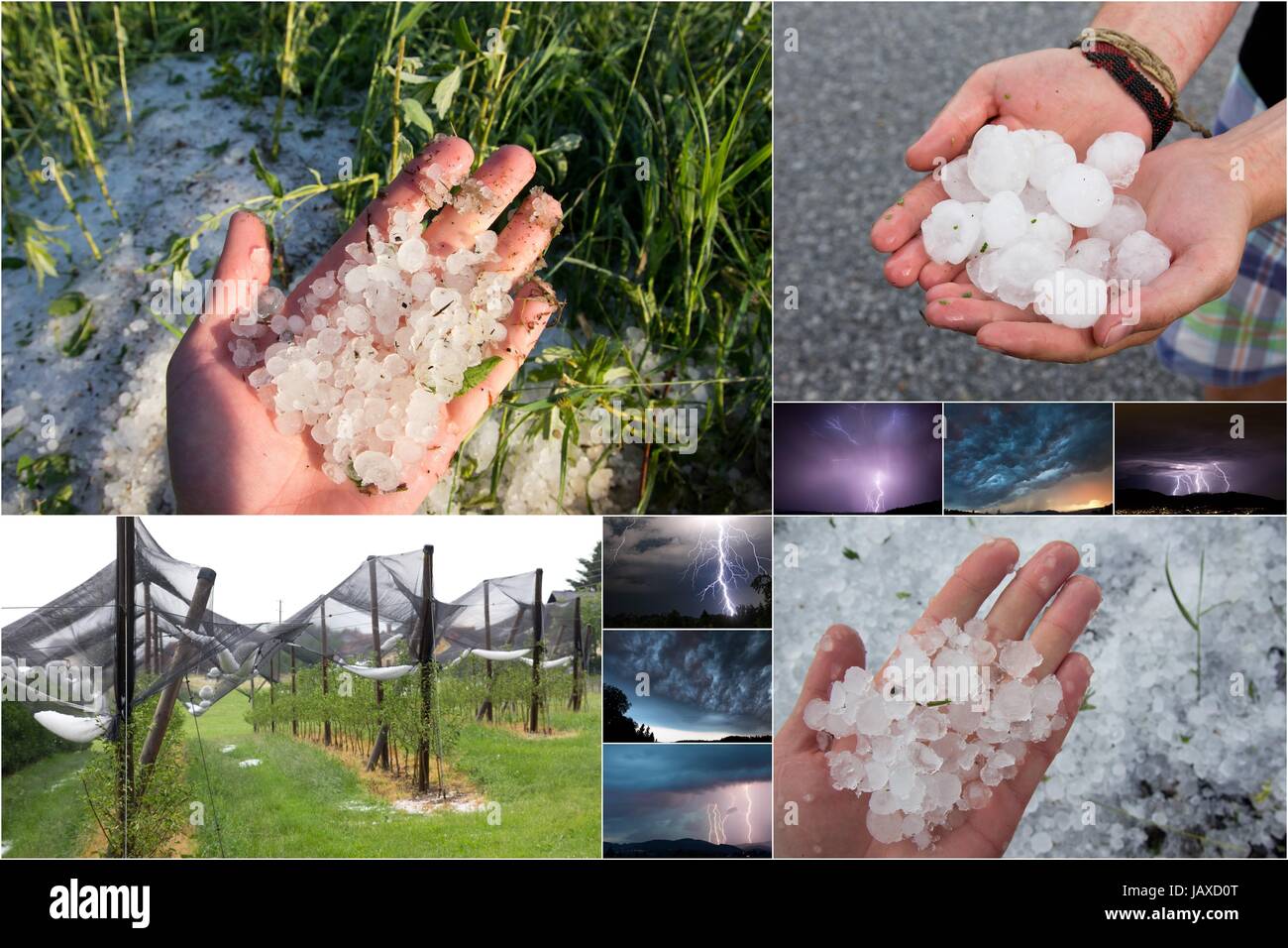 Hand large ball hail hi-res stock photography and images - Alamy