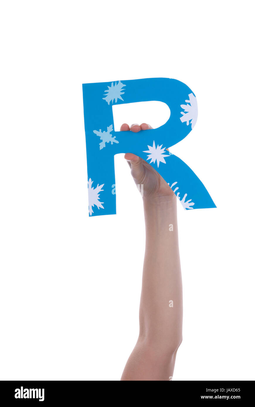 Alphabet with snowflakes hi-res stock photography and images - Alamy