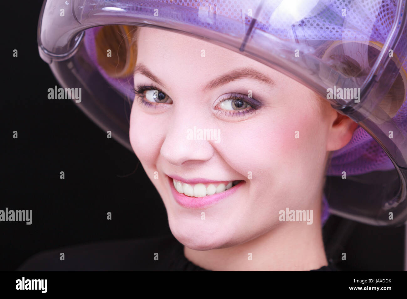 Hair net curlers hi-res stock photography and images - Alamy