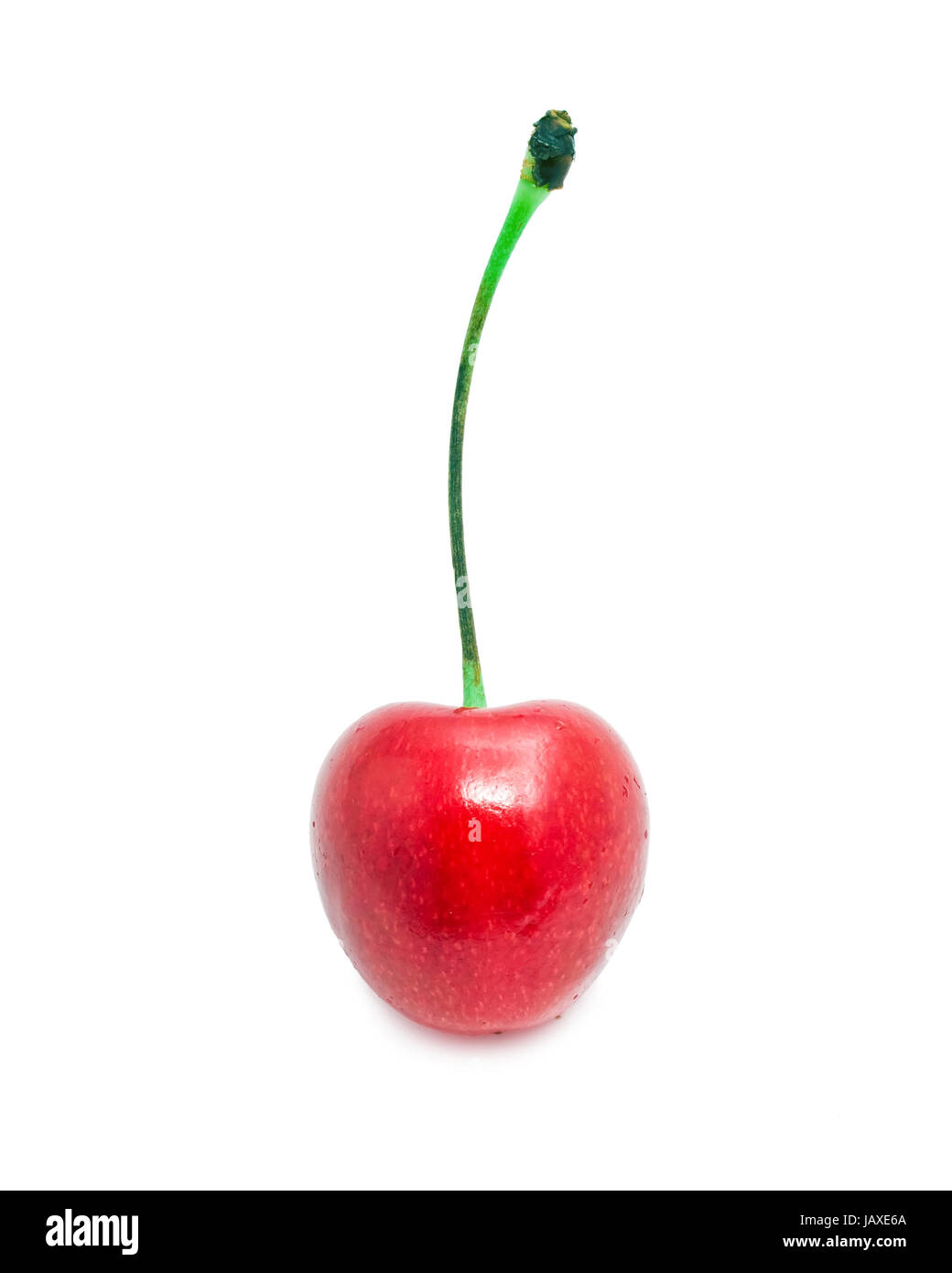 Beautiful red cherry isolated on white background Stock Photo - Alamy