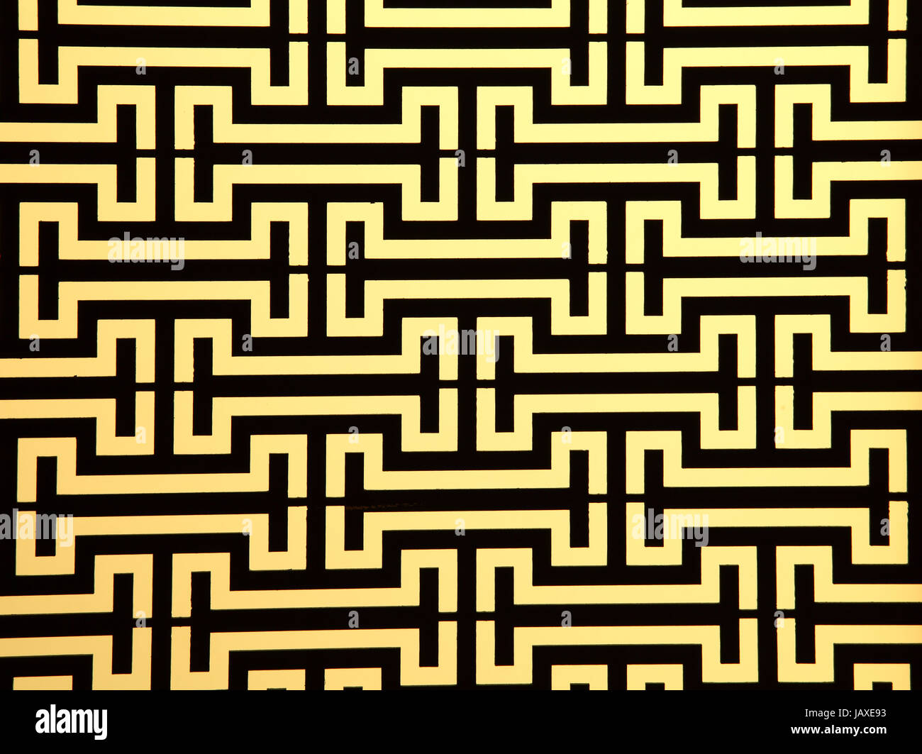 pattern of steel rod windows frame on yellow, close up Stock Photo - Alamy