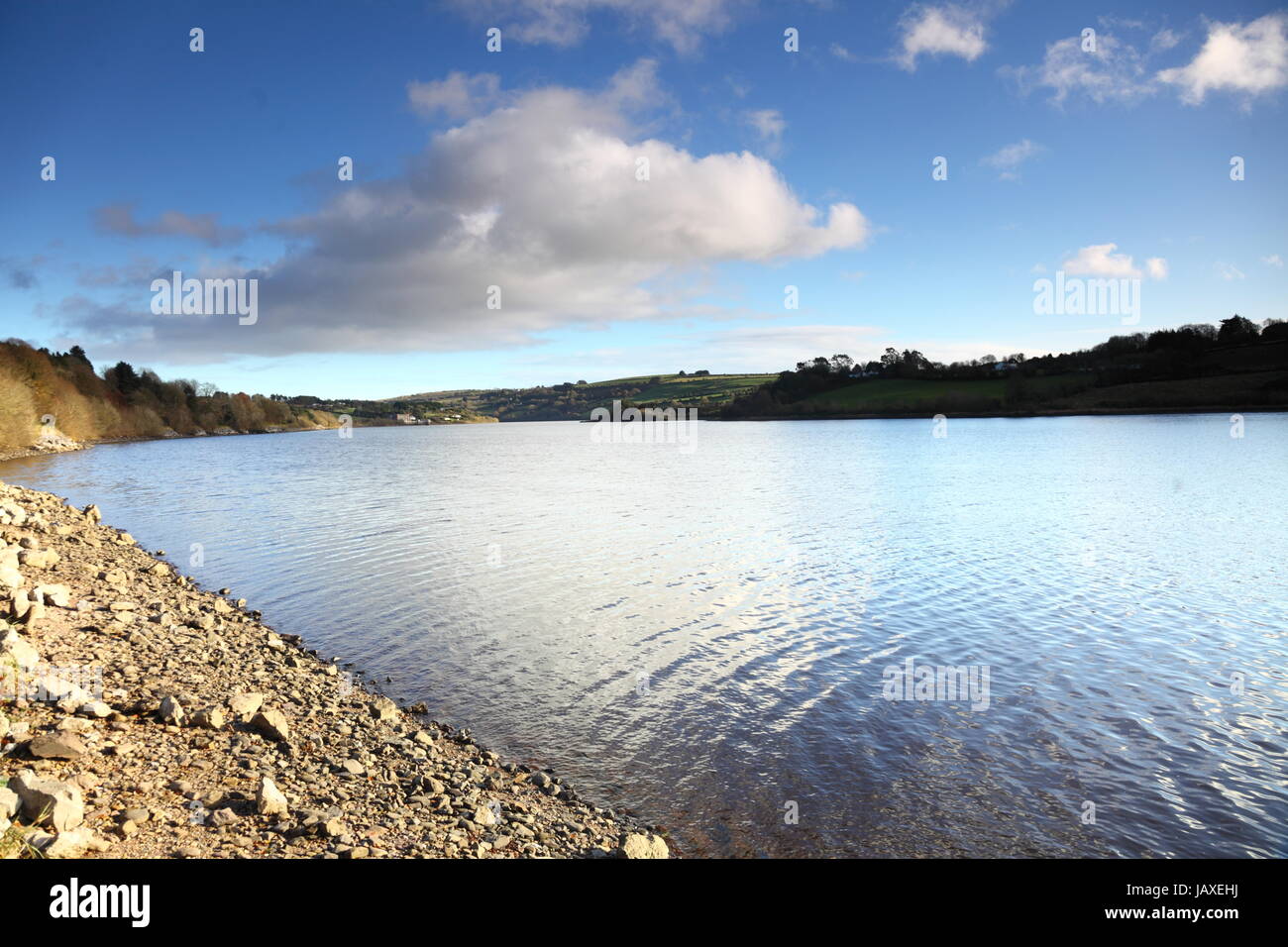 Autumn scenery of river in Ireland Co.Cork Stock Photo - Alamy