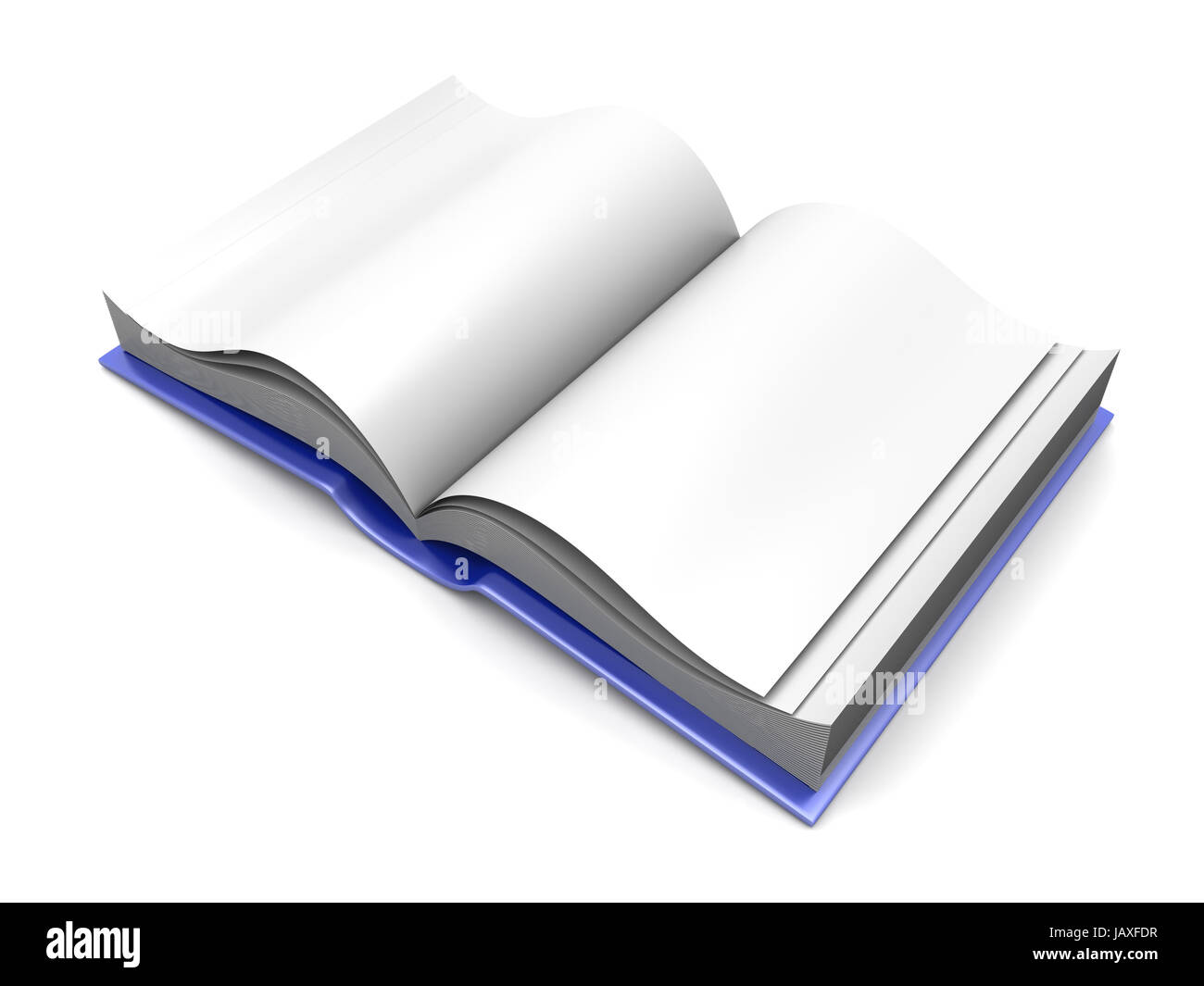 A open Book. 3D rendered Illustration Stock Photo - Alamy