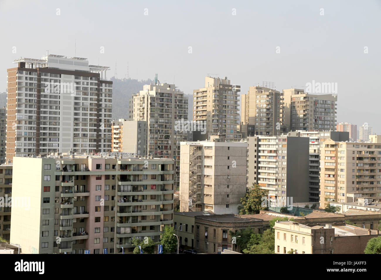 Buildings in Santiago de Chile, Chile, South america Stock Photo - Alamy