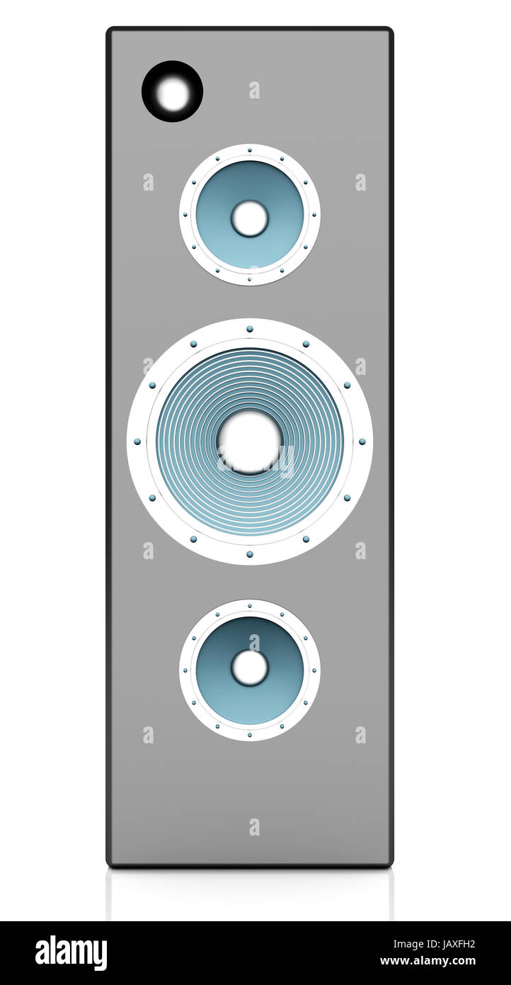A Loudspeaker. 3D rendered Illustration Stock Photo - Alamy