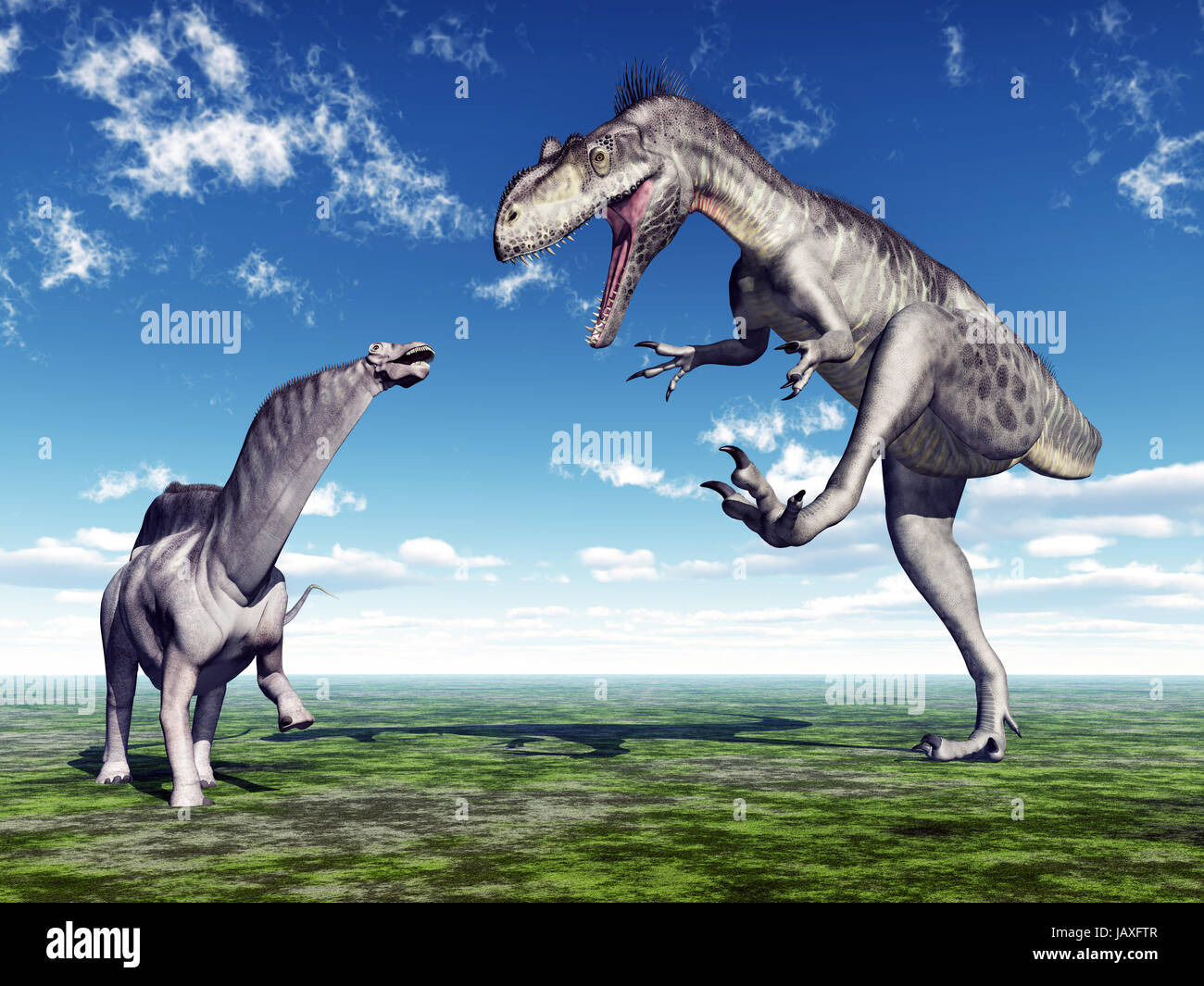 T Rex Vs Megalosaurus