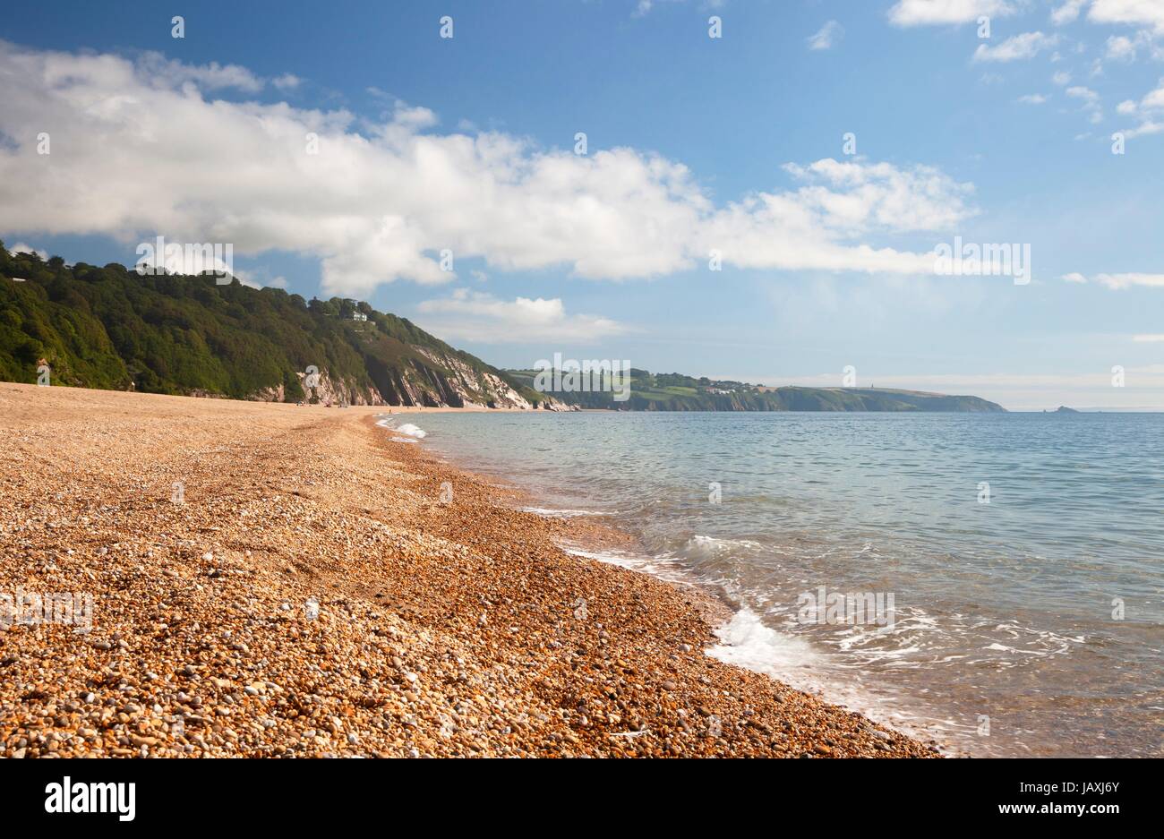 The popular holiday destination of Slapton Sands, Devon, England Stock ...