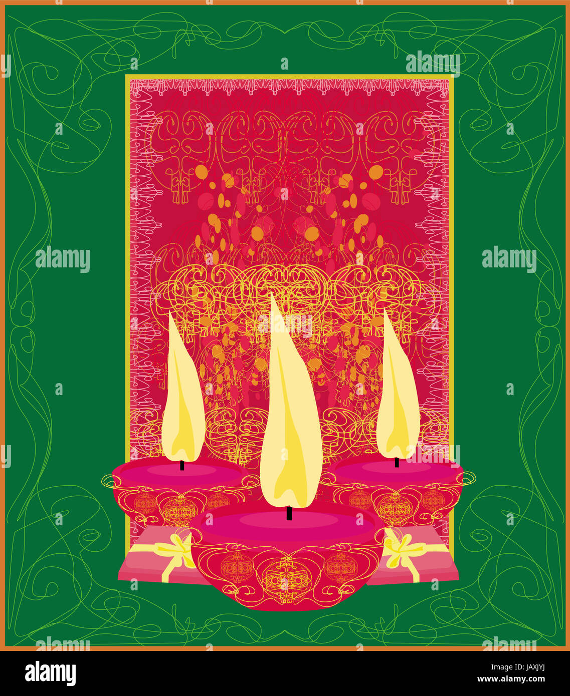 Abstract diwali celebration background vector illustration card hi-res ...