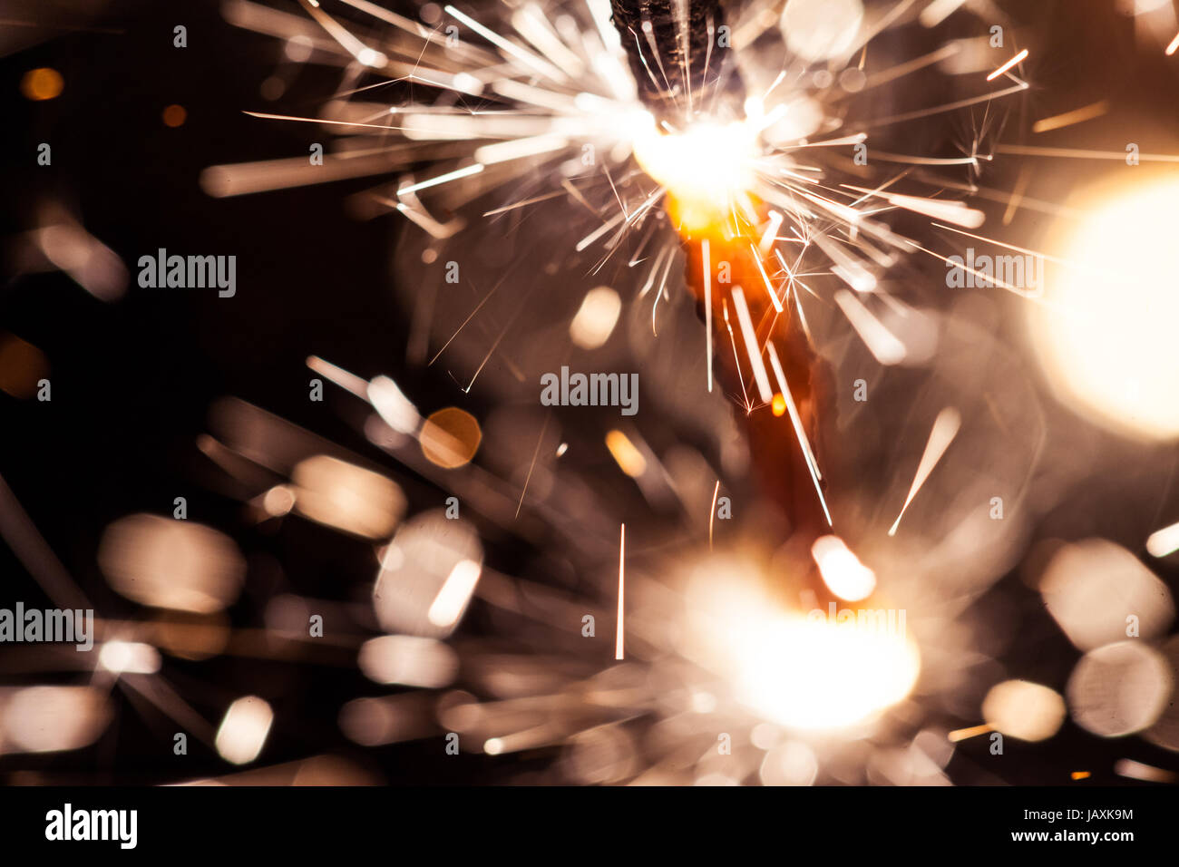 wonder candle on new year's eve Stock Photo - Alamy