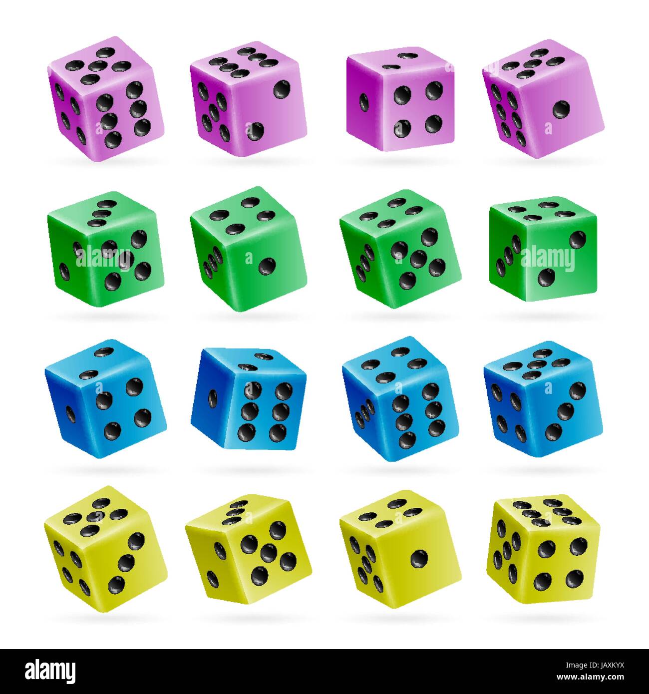 Board game die Stock Vector Images - Alamy