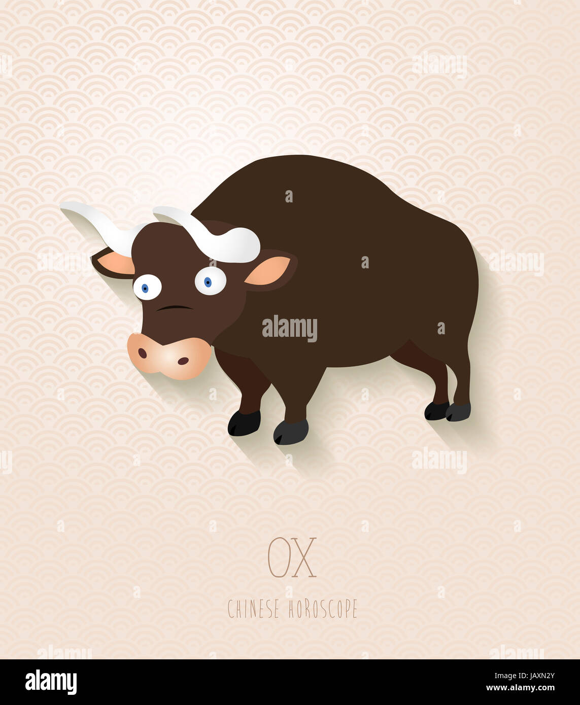 2021 Chinese New Year of the Ox funny cartoon zodiac collection ...