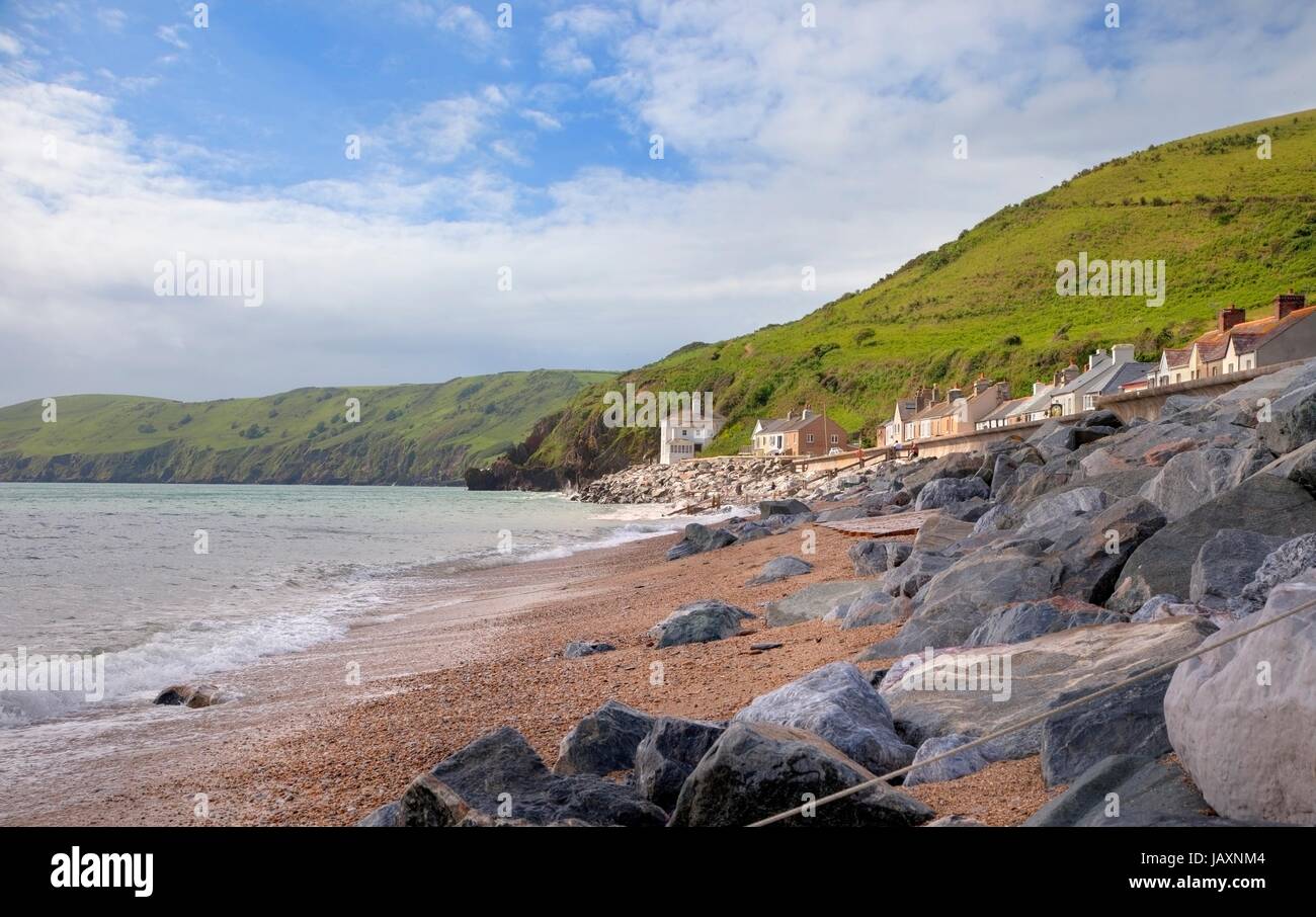 The small coastal village of Beesands, Devon, England Stock Photo - Alamy