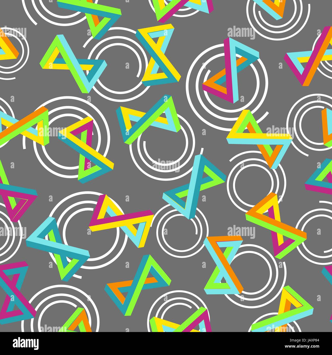 Vector Pattern 80s. Geometric Seamless Abstract Background. Retro ...