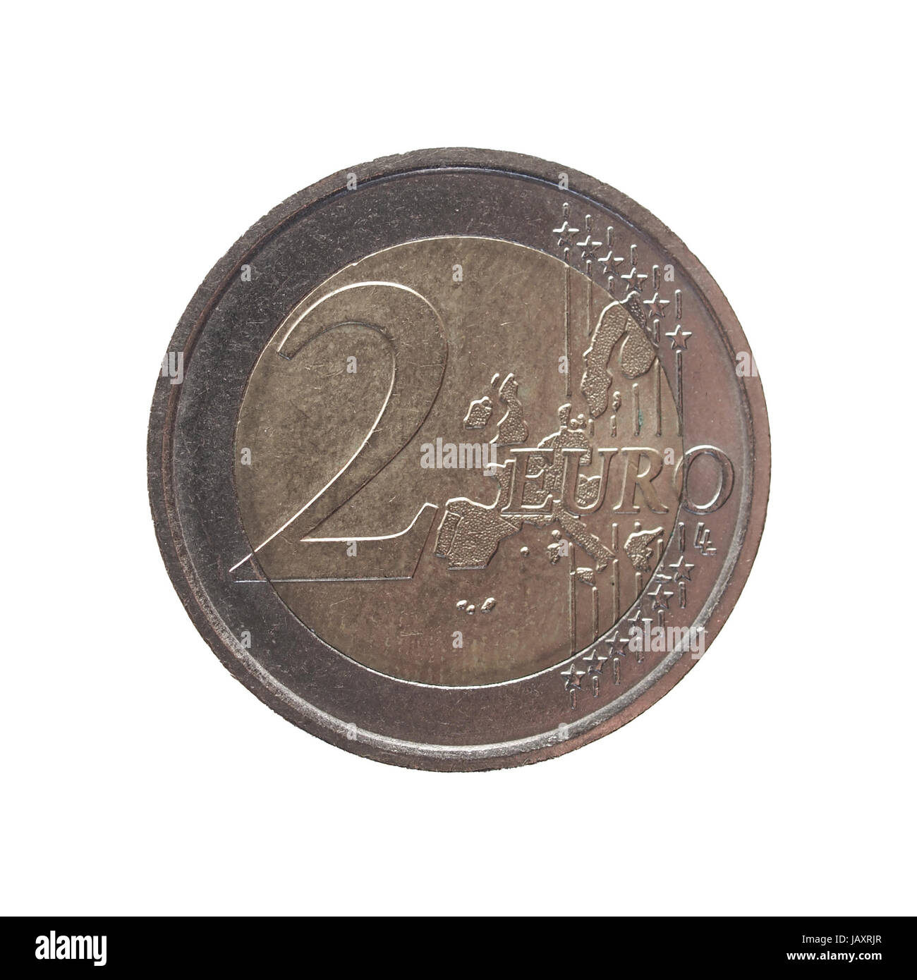 Two Euro coin currency of the European Union Stock Photo - Alamy
