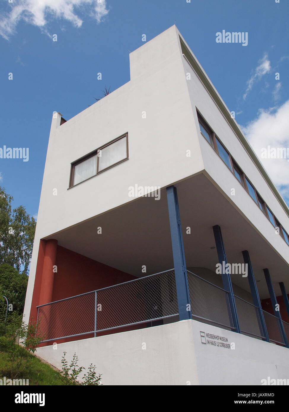 STUTTGART, GERMANY - JULY 14, 2012: The Weissenhof Siedlung model ...
