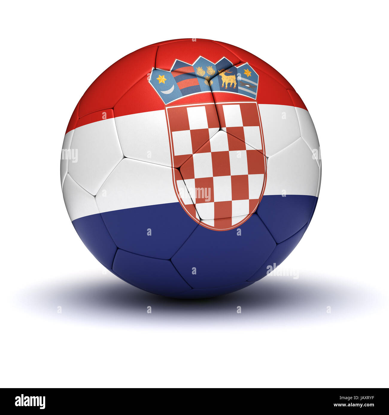 Croatian Football (isolated with clipping path Stock Photo - Alamy