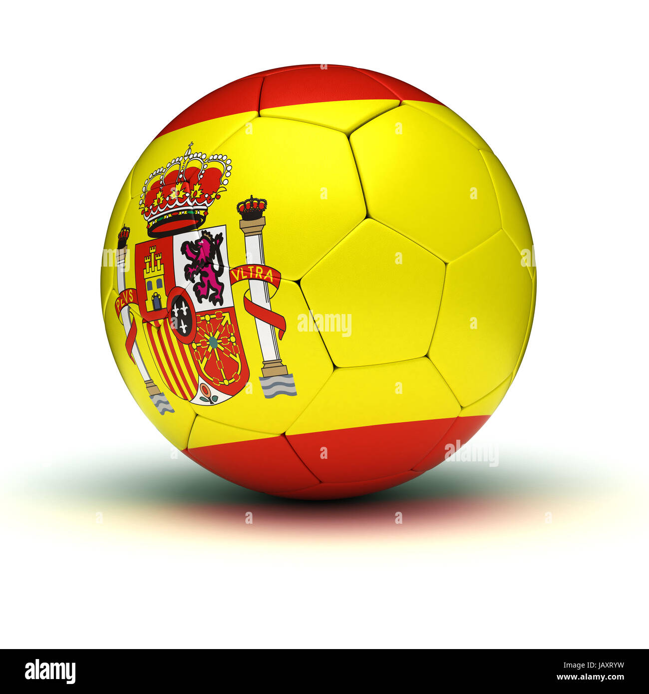 Football spanish flag Cut Out Stock Images & Pictures - Alamy