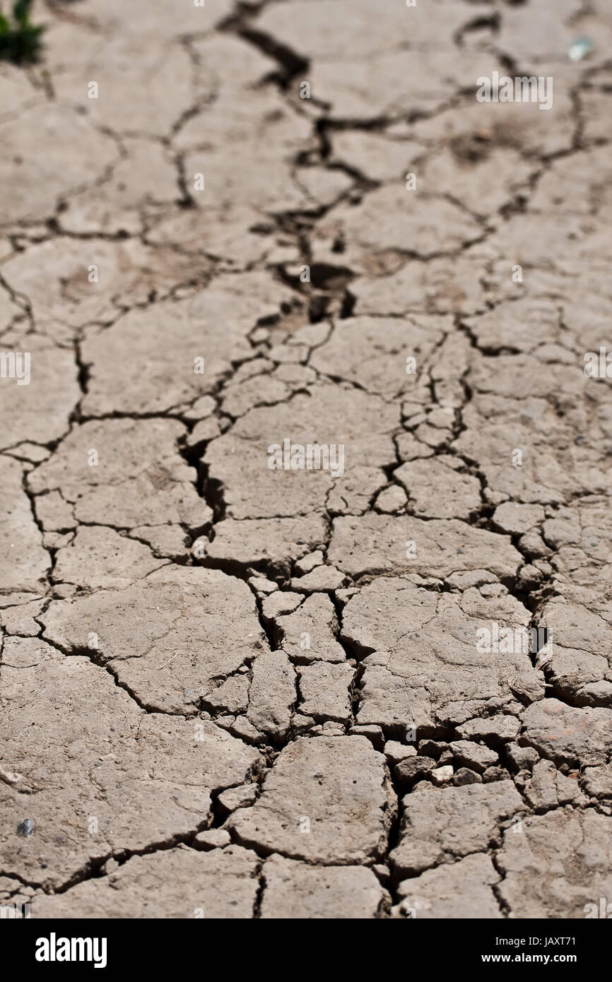Land with dry cracked ground texture background Stock Photo - Alamy
