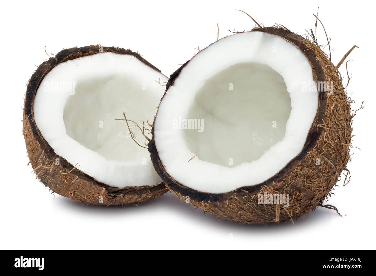 Perfect fresh coconut isolated on white background Stock Photo - Alamy
