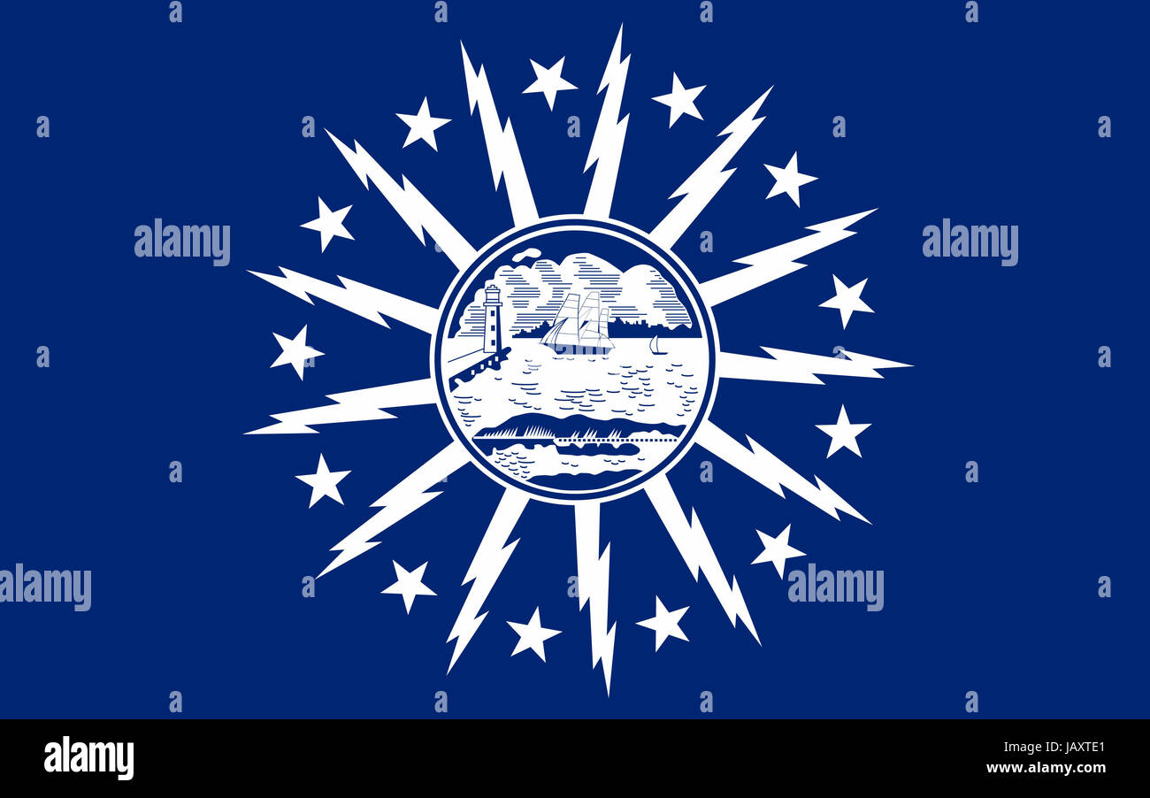 Buffalo city flag hi-res stock photography and images - Alamy