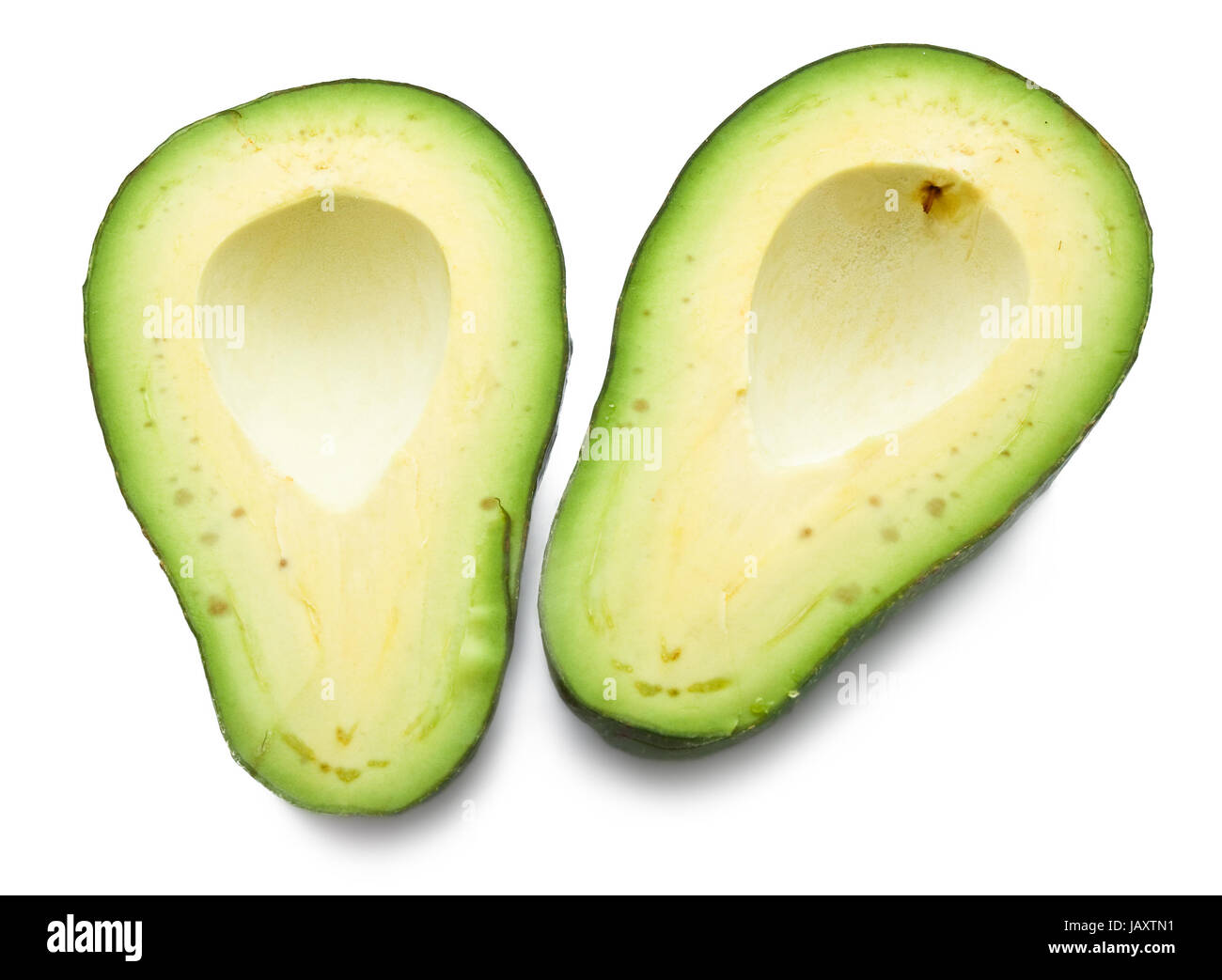 Fresh green avocado isolated on white background Stock Photo - Alamy