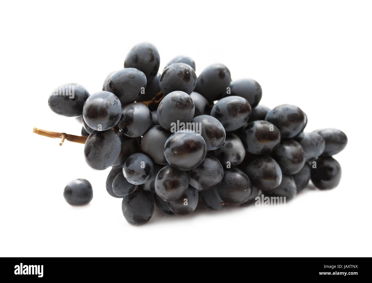cluster of grapes isolated on white Stock Photo - Alamy
