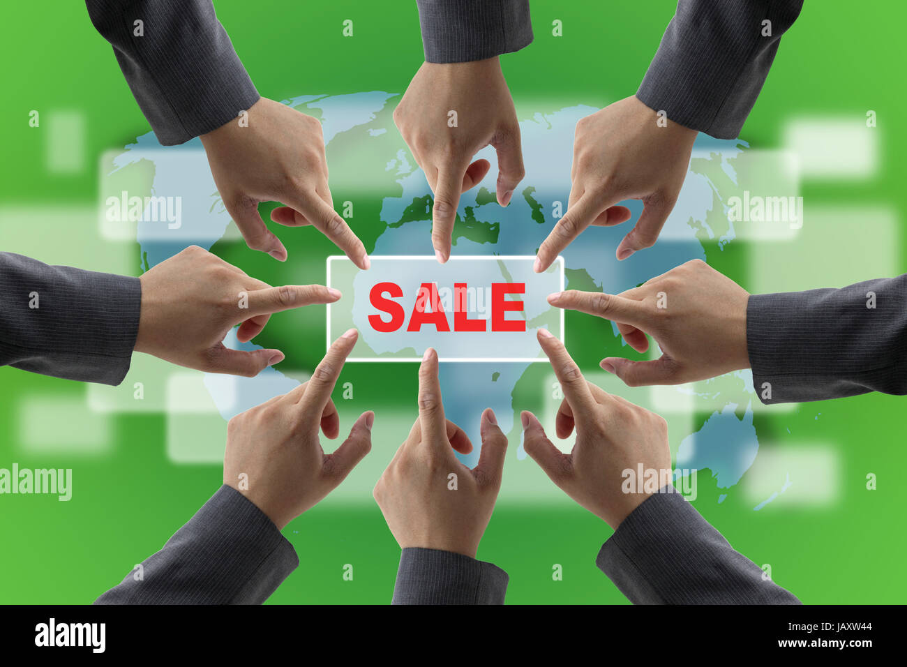 A diverse business teamwork On Sales for Retail Shopping Concept Stock ...