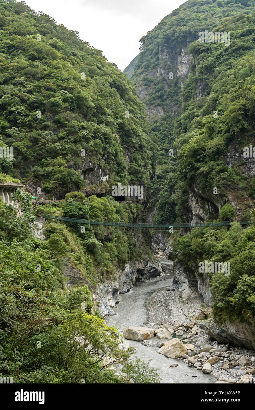 Famous geography landscape at Taroko National Park, Taiwan, Asia Stock ...
