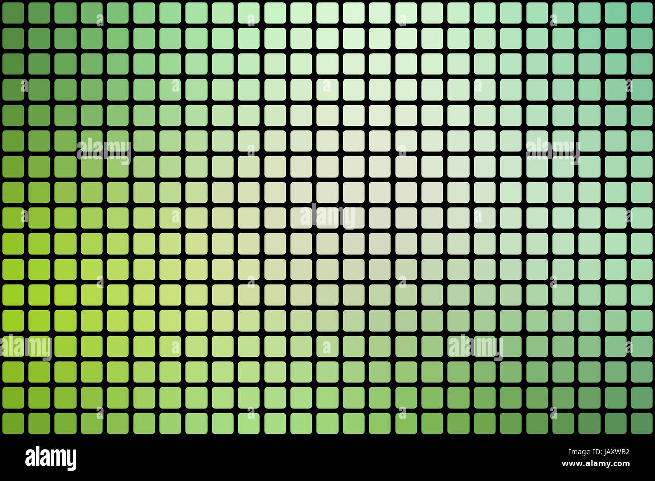 Light green shades vector abstract mosaic background with rounded ...
