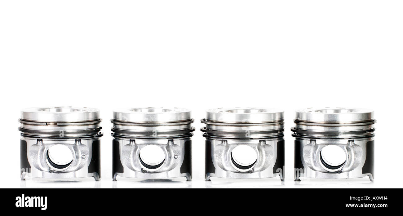 Pistons isolated on white Stock Photo - Alamy