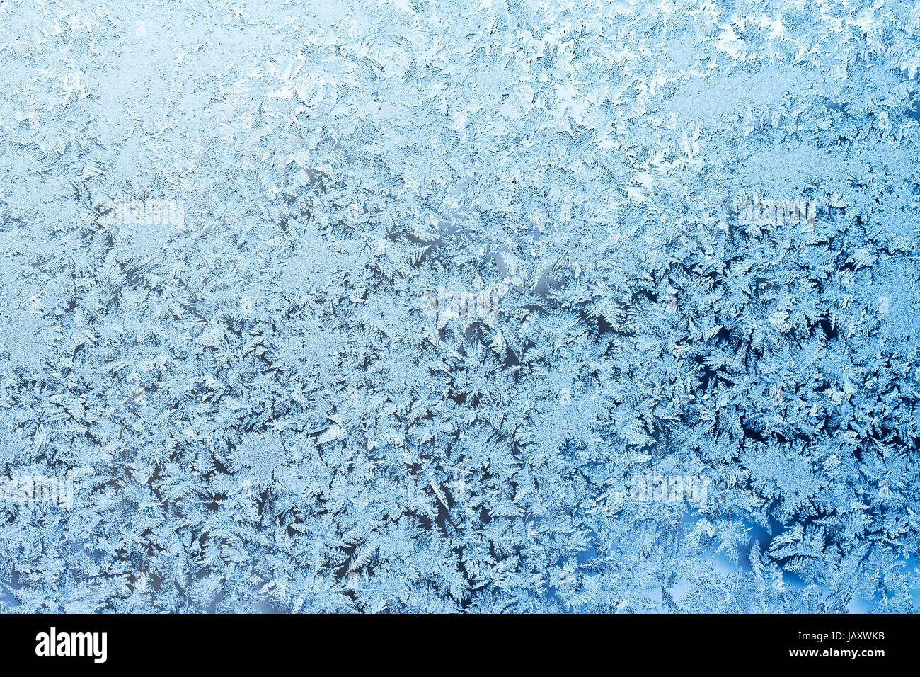 Beautiful pattern of frost on winter window Stock Photo - Alamy
