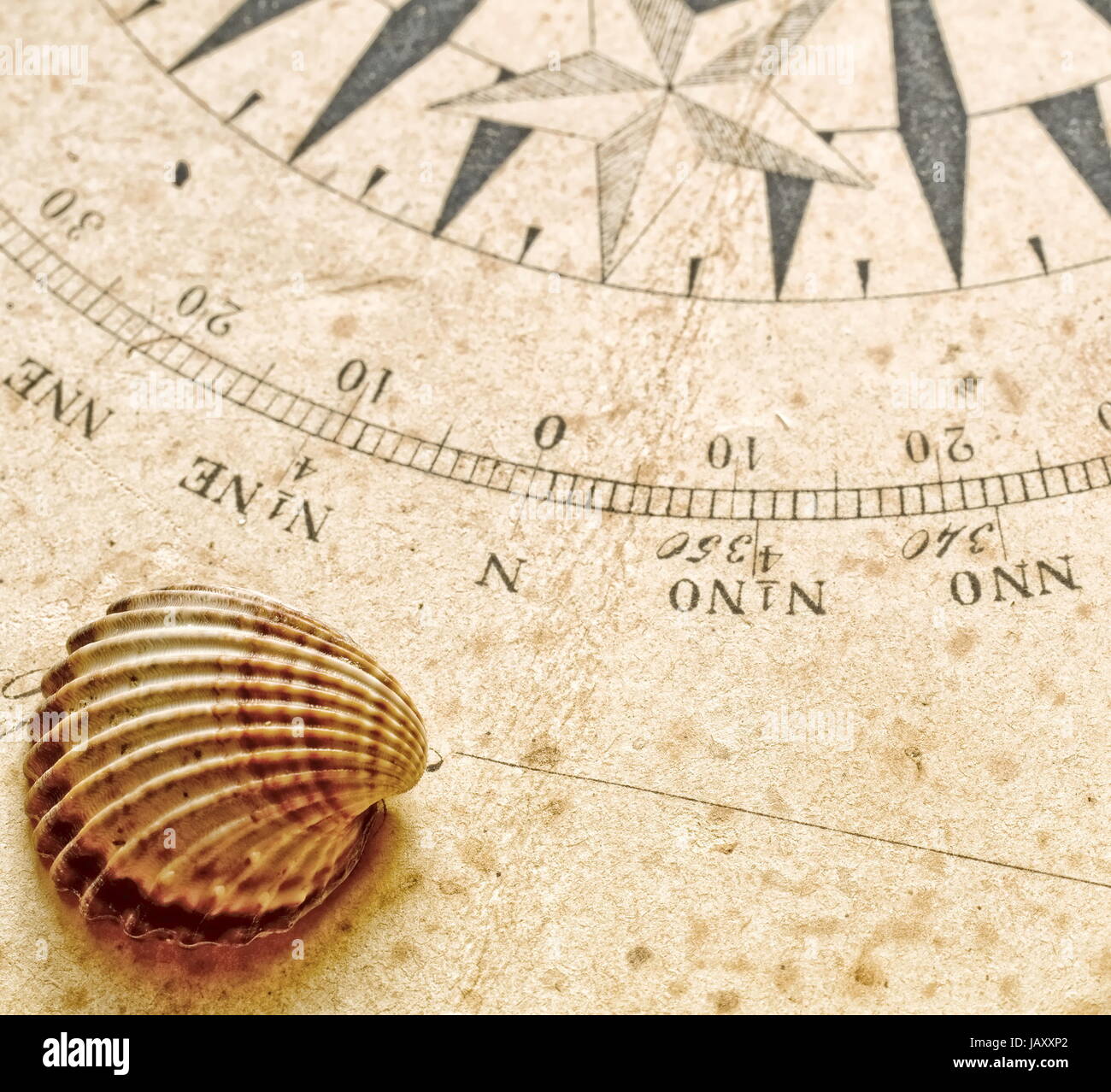 Old sea navigation chart hi-res stock photography and images - Alamy