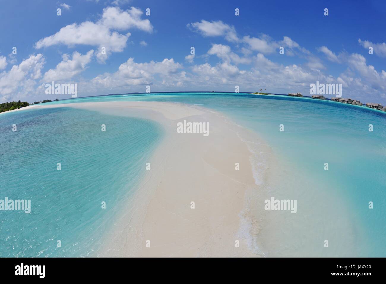 tropical beach nature landscape with white sand at summer Stock Photo ...