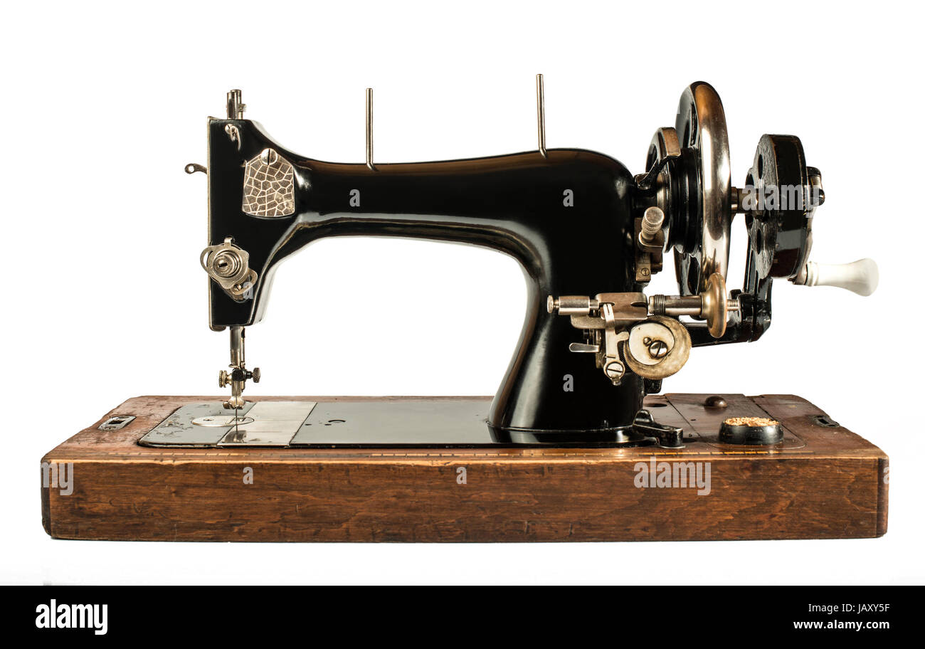 Mechanic sewing machine Cut Out Stock Images & Pictures - Alamy