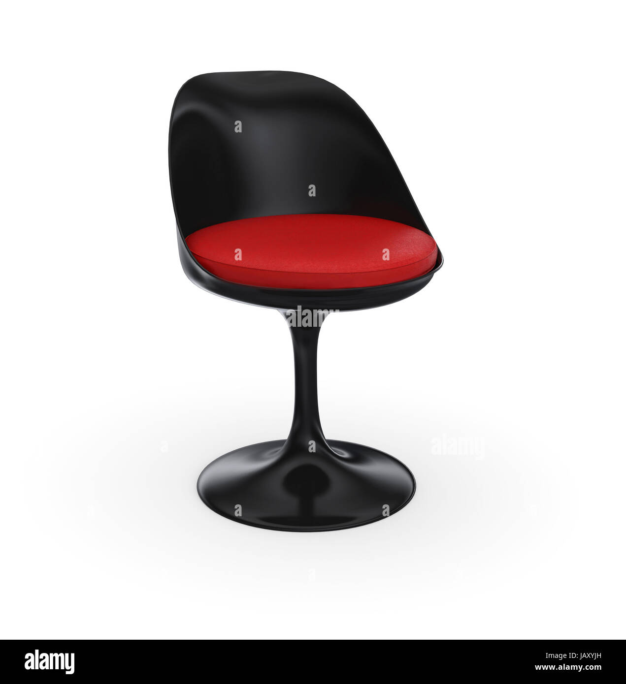 Futuristischer Stuhl - Schwarz Rot Stock Photo - Alamy