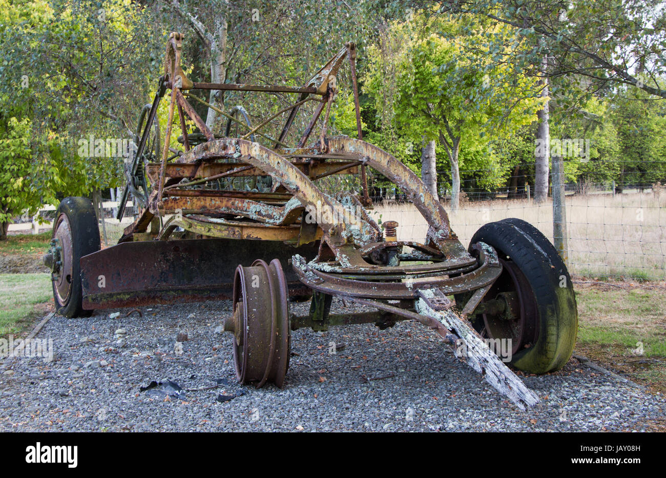 This was what was used to make some of the first roads in New Zealand ...