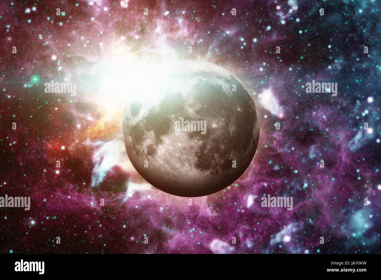 Solar System - Earths Moon. The Moon is Earth's only natural satellite ...