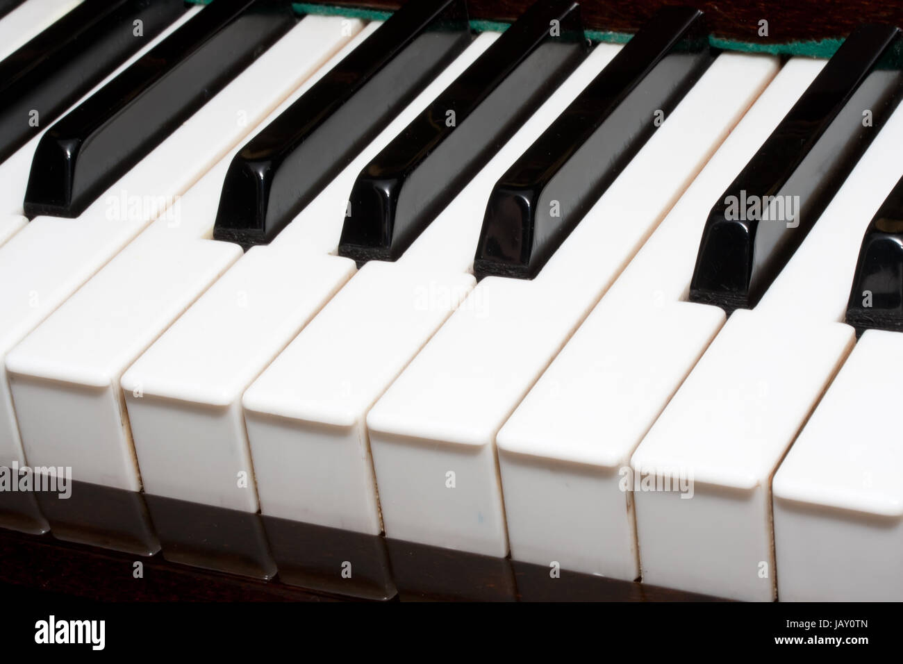 Beautiful close up photo of piano keys Stock Photo - Alamy