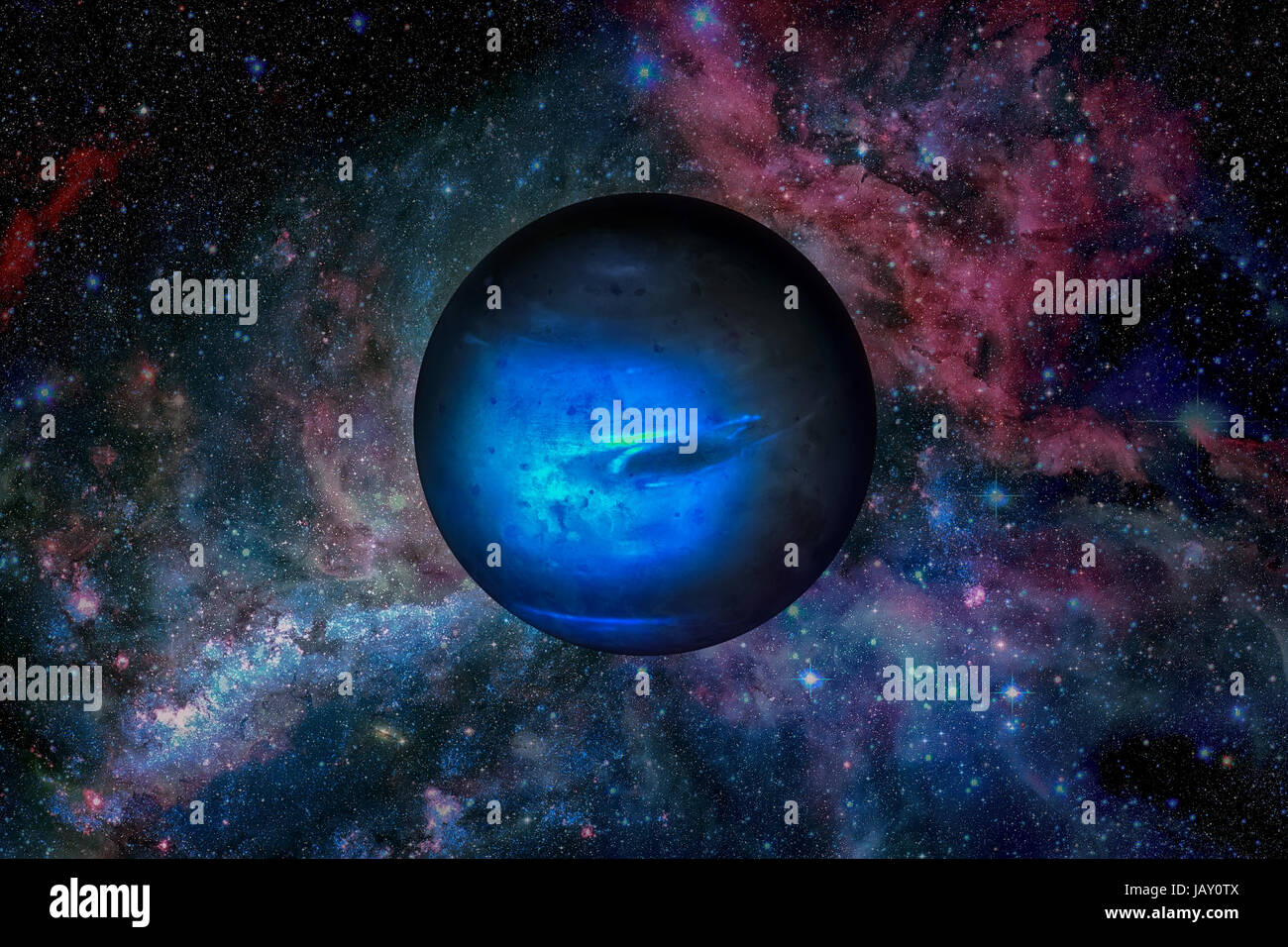 Solar System - Neptune. It is the eighth and farthest planet from the ...