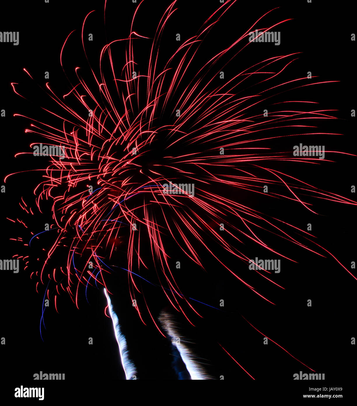 Fireworks giving a wonderful night time show Stock Photo - Alamy