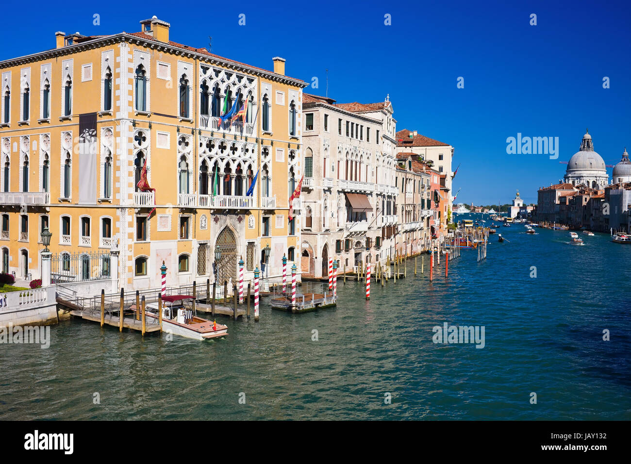 Beautiful view of famous Grand Canal in Venice, Italy Stock Photo - Alamy