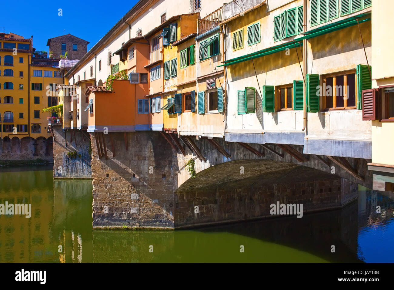 Old bridge - Ponte Vecchio in Florence, Tuscany, Italy Stock Photo - Alamy