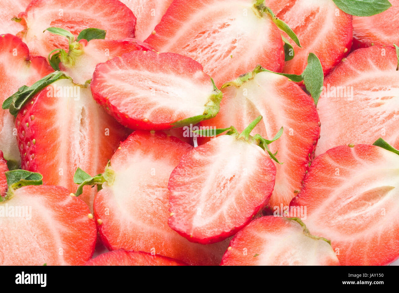 Red sweet strawberries making nice edible background Stock Photo - Alamy