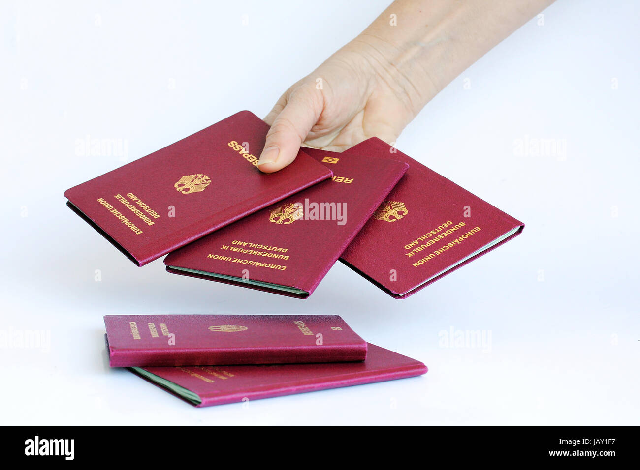 Passport the federal republic of germany hi-res stock photography and ...