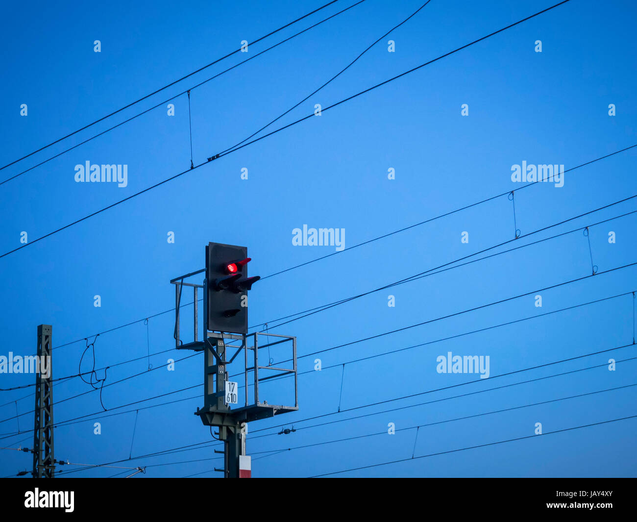 Red Train Signal Stock Photos & Red Train Signal Stock Images - Alamy