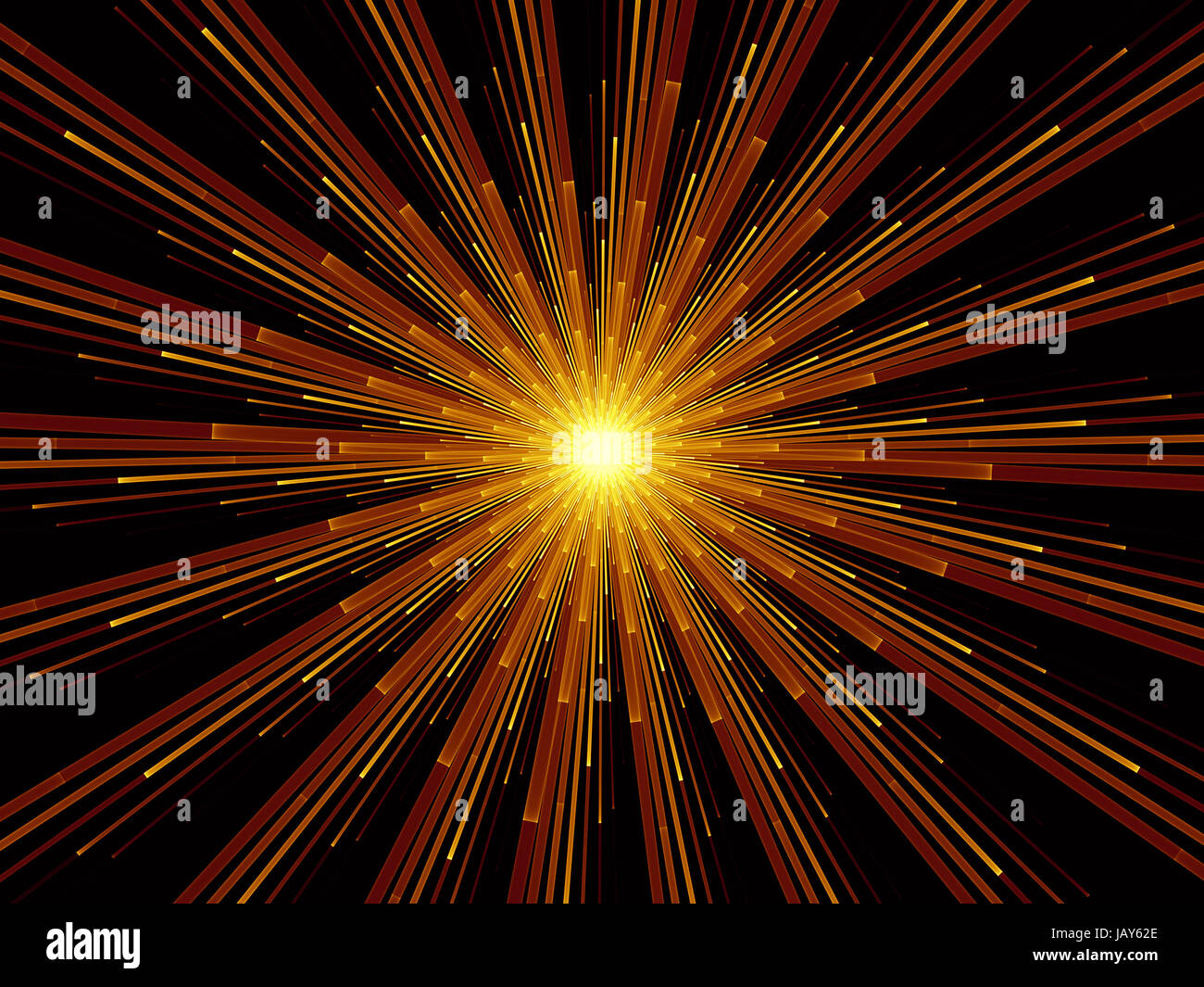 Fractal Burst series. Composition of fractal radial burst pattern ...