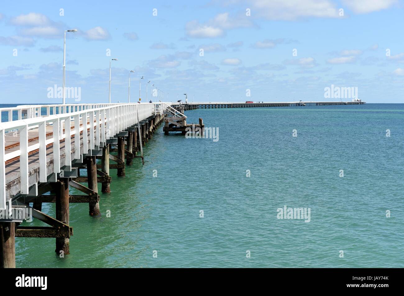 An image of a coastal seaside jetty Stock Photo - Alamy