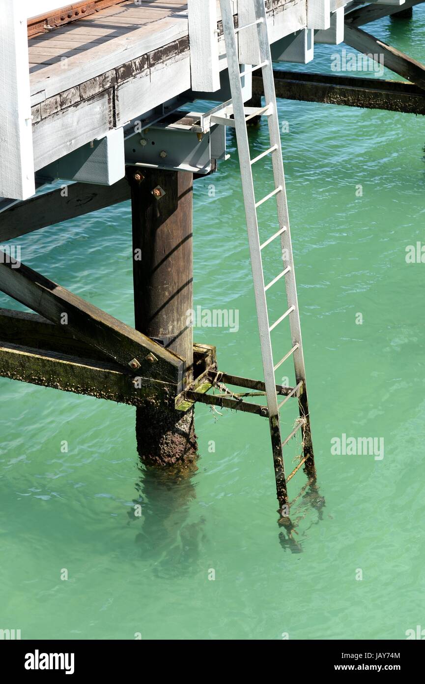An image of a coastal seaside jetty Stock Photo - Alamy