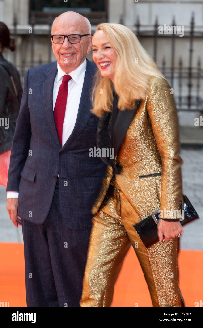 Rupert and Jerry Murdoch attend the VIP preview of the Royal Academy ...